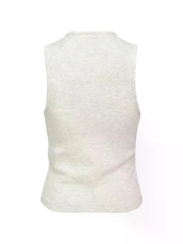 Fear Of God Logo-patch Ribbed Tank Top - Neutrals