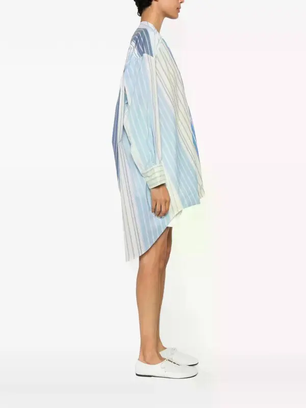 PDR PHISIQUE DU ROLE Patchwork Striped Shirt