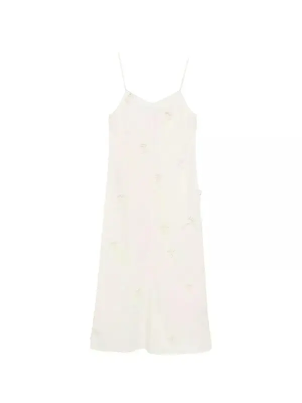 KINYAN LAM Butterfly Slip Dress - Neutrals