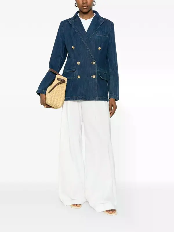 Ralph Lauren Double-breasted Denim Jacket
