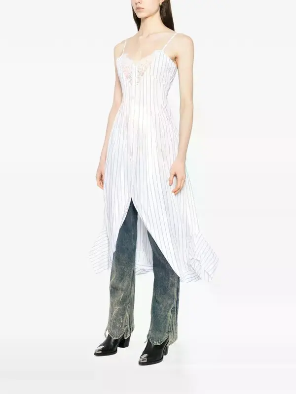 BONBOM Striped Top - White