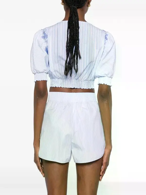 Ermanno Scervino Floral Embroidered Top