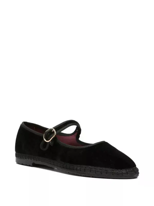 FLABELUS Antonia Velvet Ballet Flats
