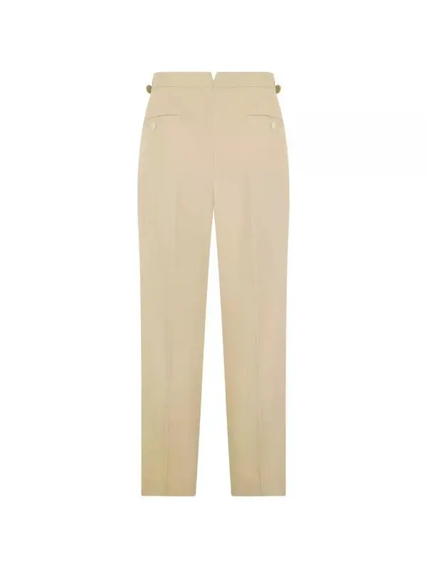 BOSS Pleated Straight-leg Trousers