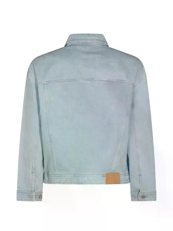 Maison Kitsuné Zip-up Denim Jacket