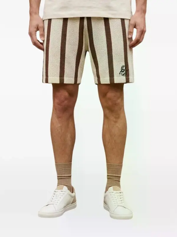 ONLY THE BLIND Crochet Knit Shorts
