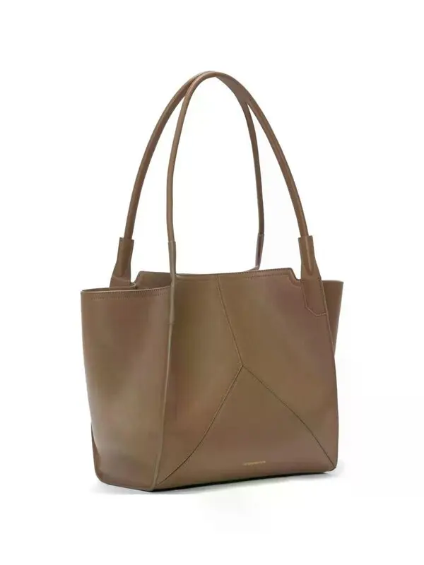Victoria Beckham Panelled Leather Tote - Brown