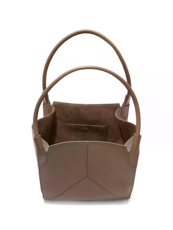 Victoria Beckham Panelled Leather Tote - Brown