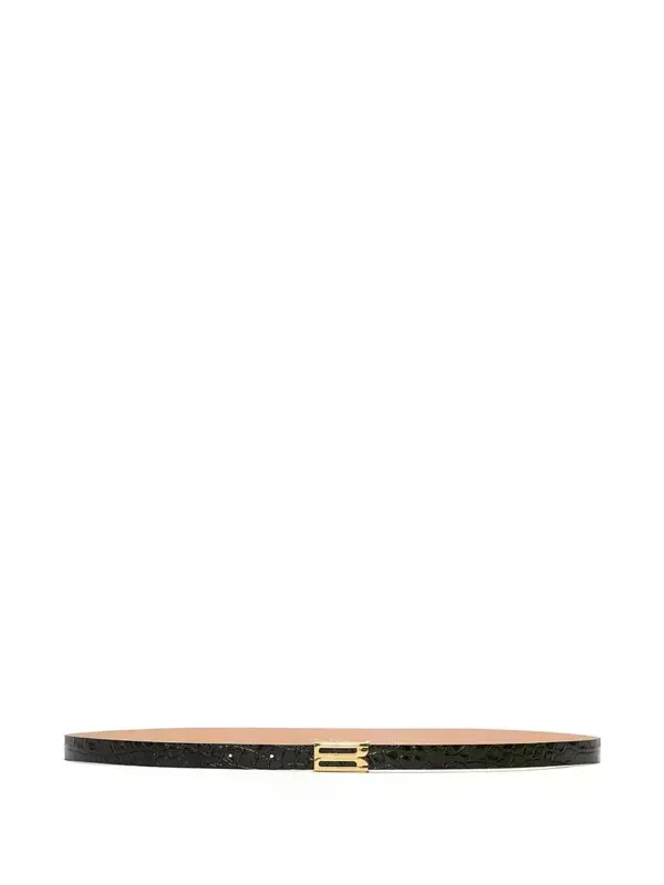 Victoria Beckham Micro Dorian Leather Belt - Black