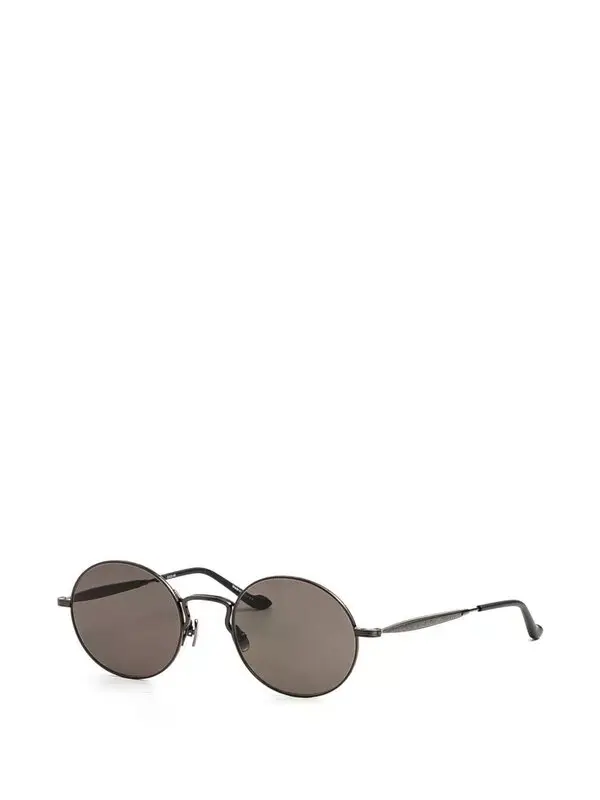 Matsuda Round Frame Sunglasses With Detachable Shield
