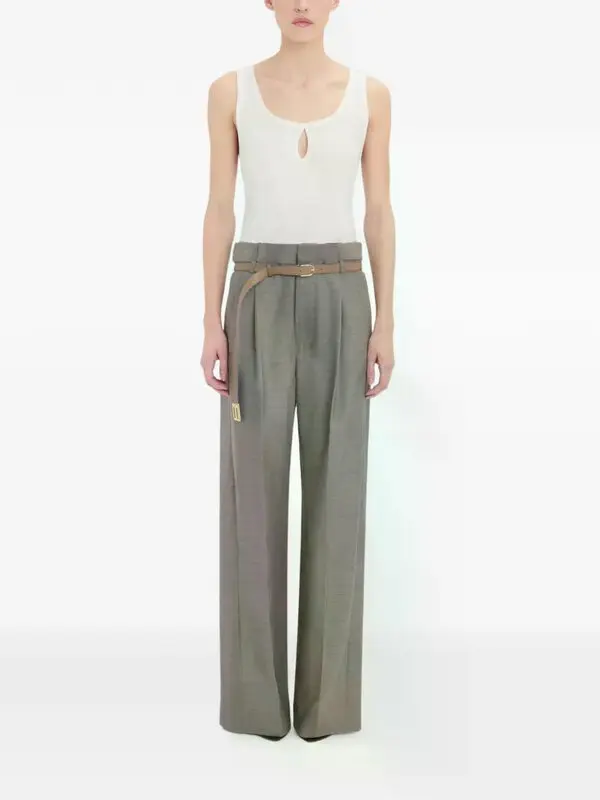 Victoria Beckham Pleated-waist Trousers