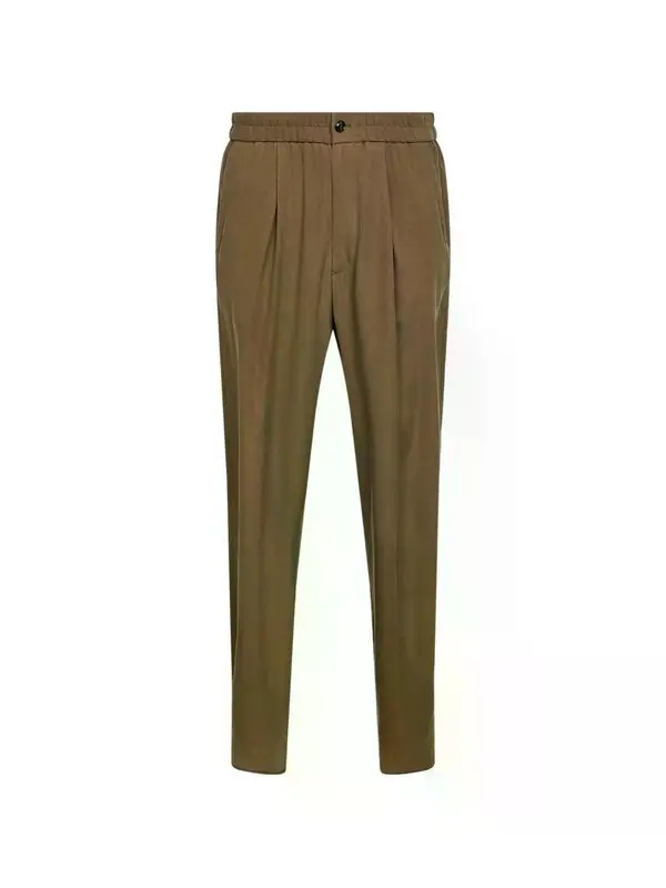 Giorgio Armani Pleated Elasticated-waistband Trousers