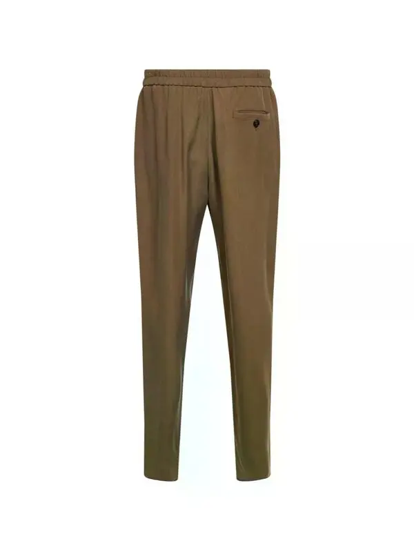 Giorgio Armani Pleated Elasticated-waistband Trousers
