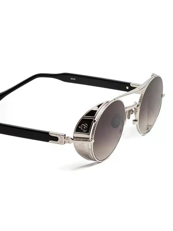 Matsuda Side-shield Round-frame Sunglasses