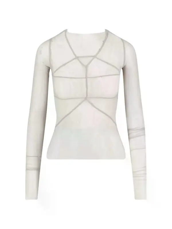 Rick Owens Temple Exposed-seam T-shirt