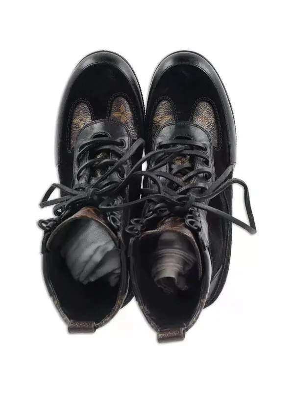 LOUIS VUITTON Laureate Monogram Boots