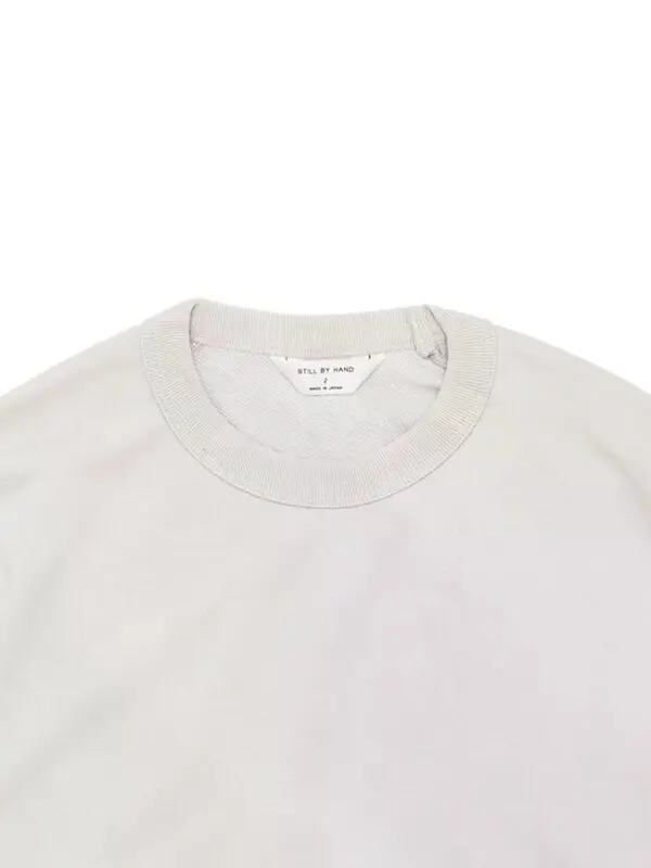 STILL BY HAND Crew Neck Cotton Sweatshirt