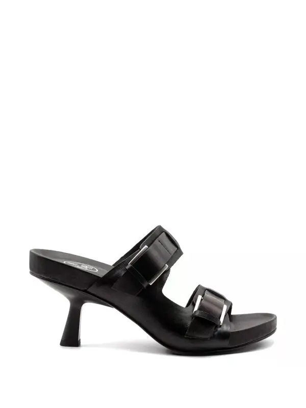 Ash Jakarta Buckled Leather Sandals - Black
