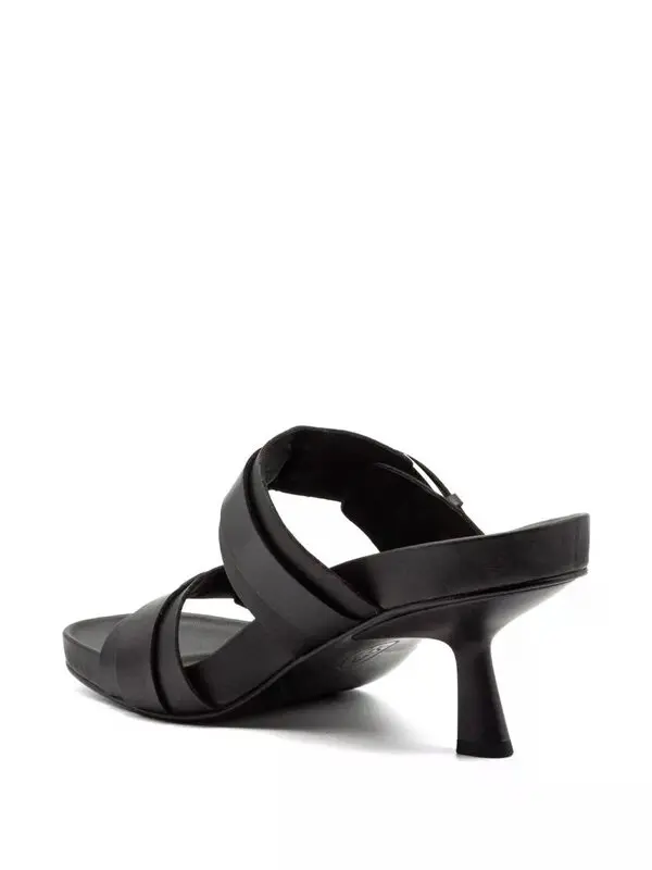 Ash Jakarta Buckled Leather Sandals - Black