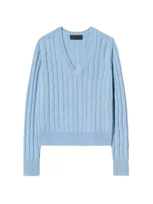 NILI LOTAN Camelia Cable-knit Sweater