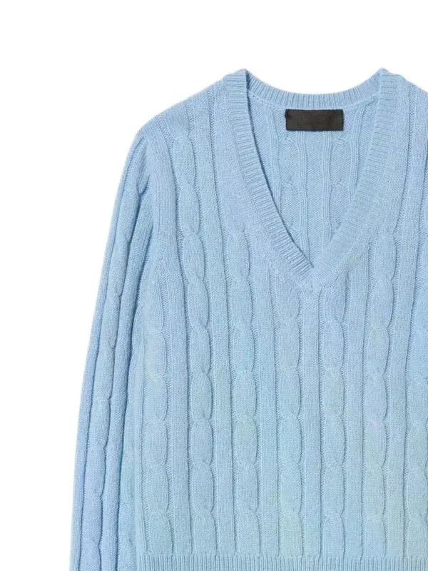 NILI LOTAN Camelia Cable-knit Sweater