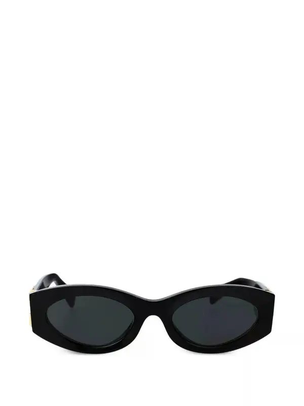 Miu Miu Oval-frame Sunglasses - Black