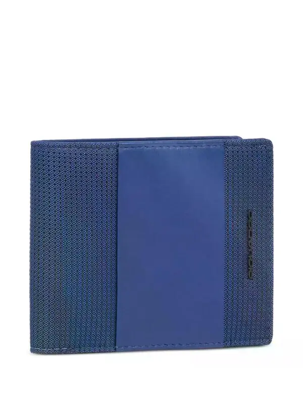 PIQUADRO Logo-plaque Wallet - Blue