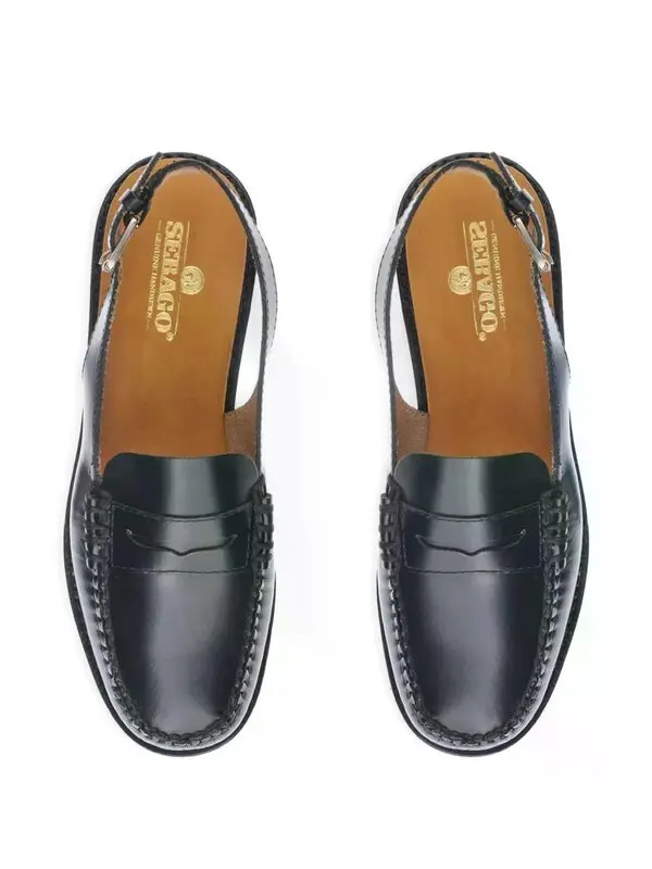 SEBAGO Slingback Sandals With Penny Bar Detail
