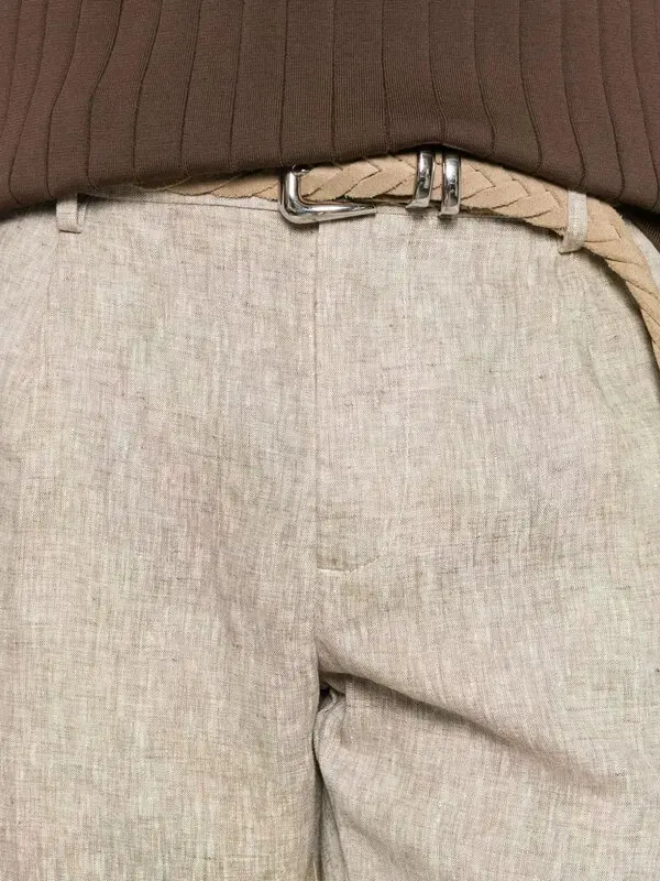 ENTRE AMIS Pleated Trousers