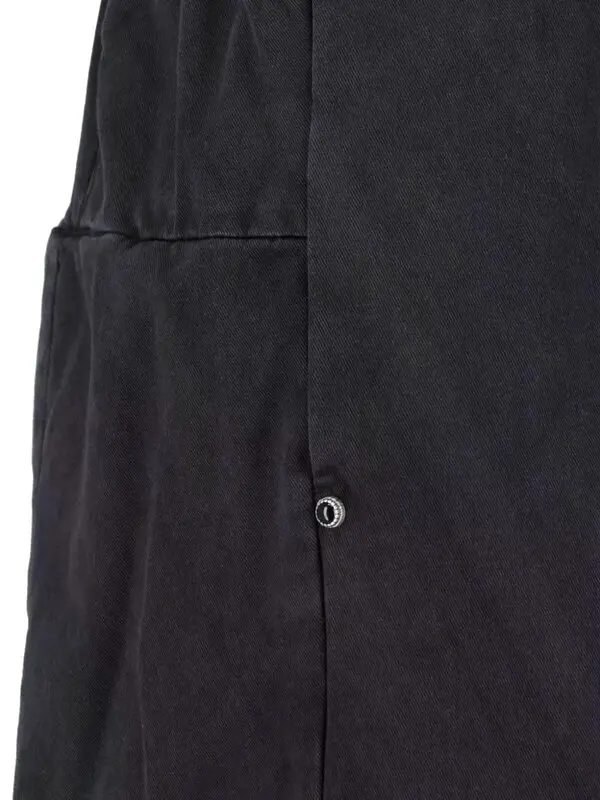 WHITE SAND Belted Pleated Trousers