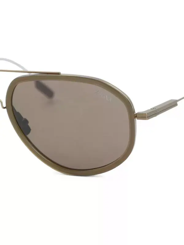 Zegna Pilot-frame Sunglasses