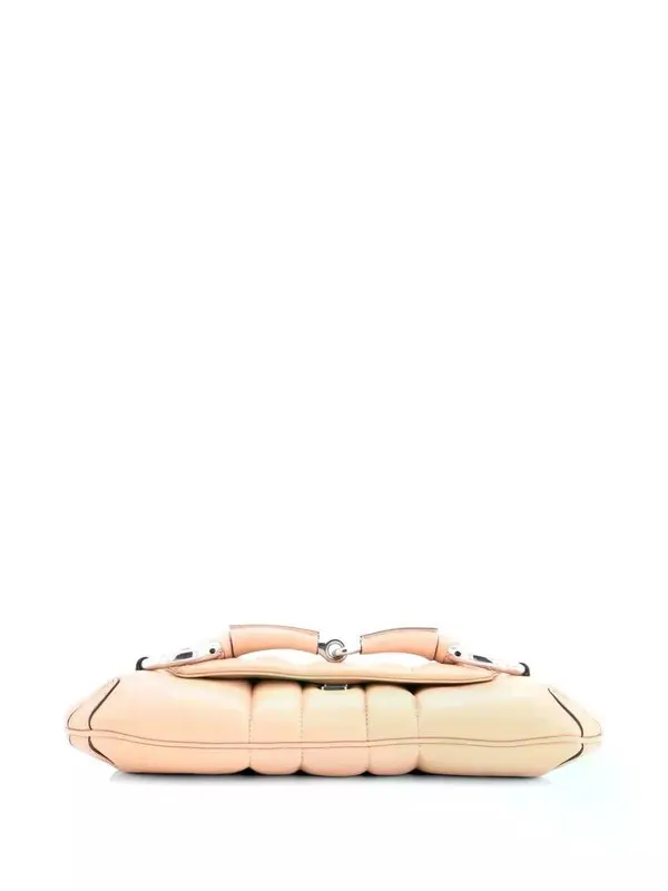 Gucci Horsebit Chain Shoulder Bag Vertical Quilted Leather