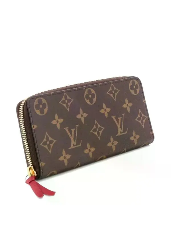 LOUIS VUITTON Clemence Wallet Monogram Canvas Small Wallets - Brown