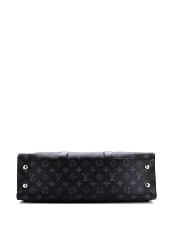 LOUIS VUITTON Sac Plat Nm 24h Monogram Eclipse Tote Bag