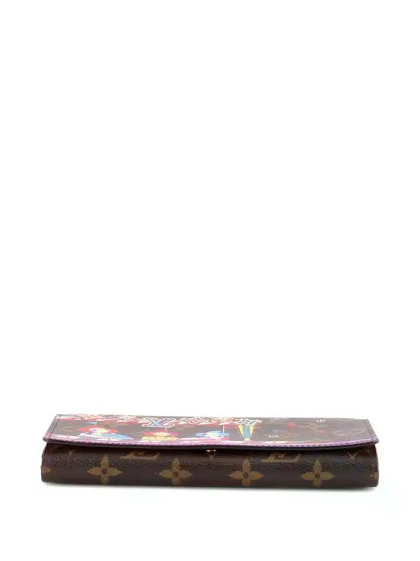 LOUIS VUITTON Sarah Wallet Limited Edition Vivienne Xmas Monogram Canvas Small Wallets