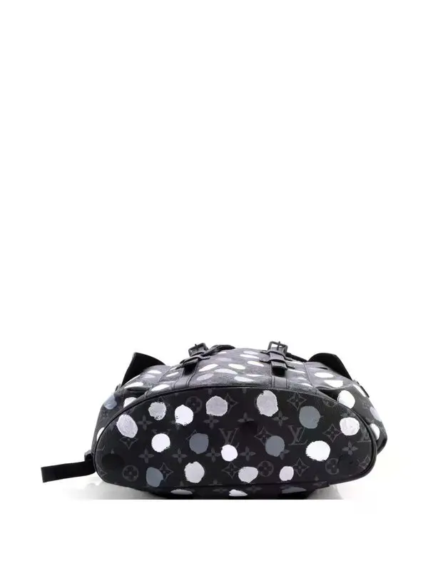 LOUIS VUITTON Christopher Yayoi Kusama Painted Dots Monogram Eclipse Canvas Mm Backpack