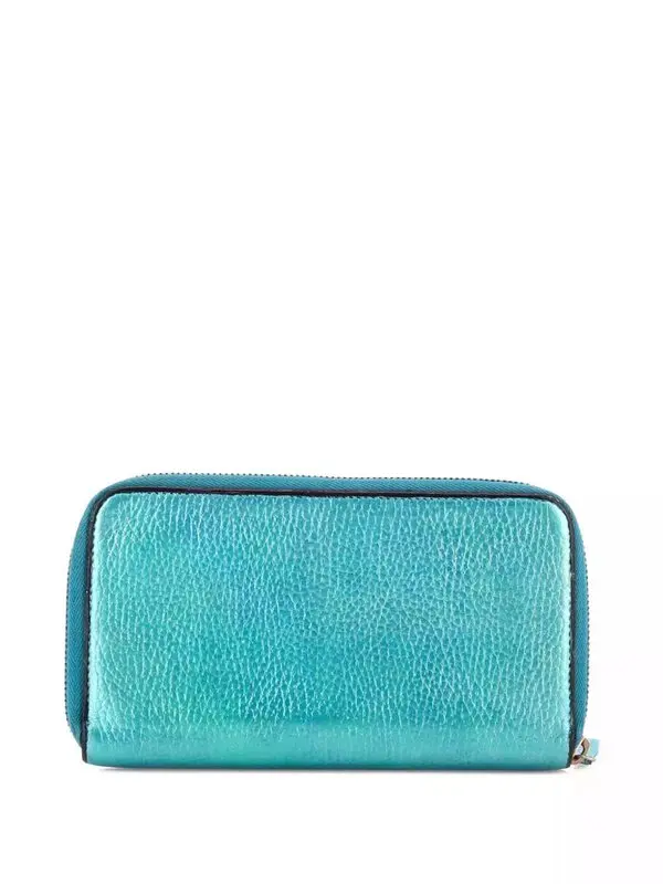 Gucci Gg Marmont Zip Around Wallet Leather Small Wallets