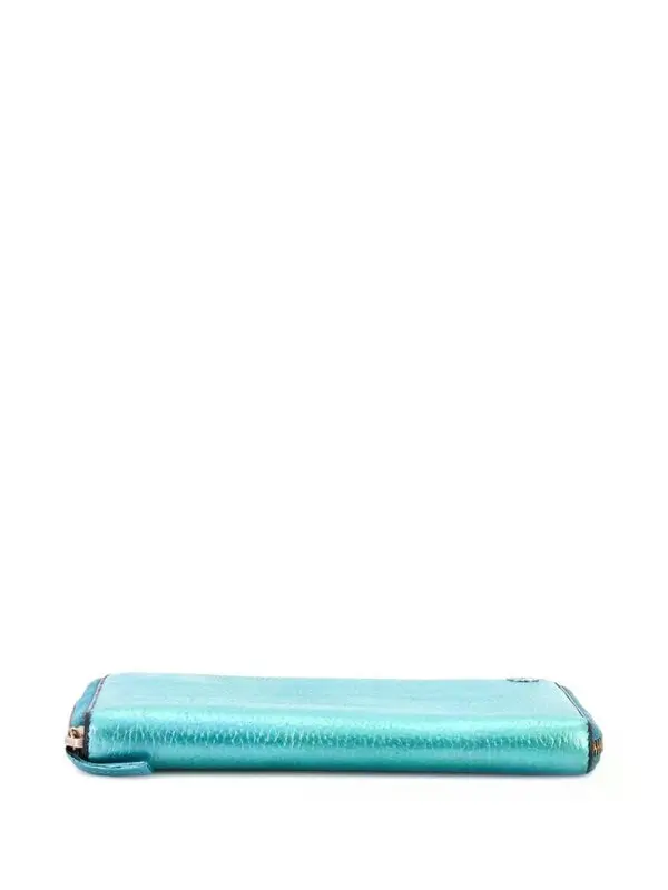 Gucci Gg Marmont Zip Around Wallet Leather Small Wallets