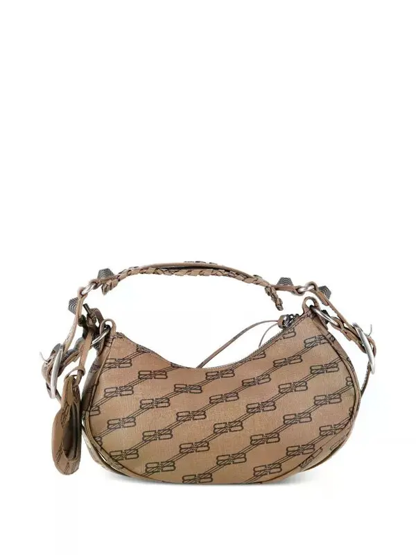 Balenciaga Mini Le Cagole Monogram Tote Bag - Neutrals