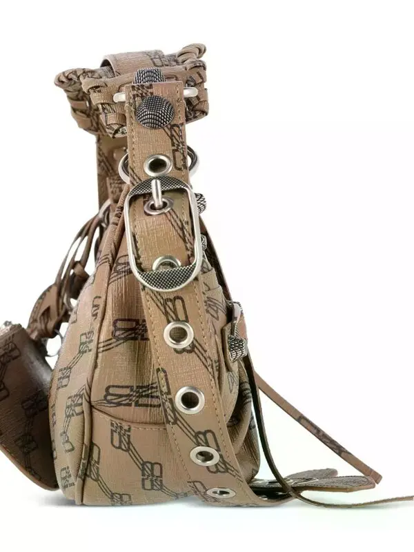 Balenciaga Mini Le Cagole Monogram Tote Bag - Neutrals