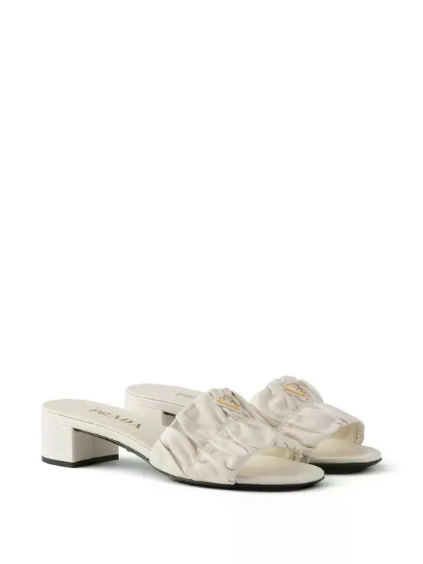Prada Matelassé Nappa Leather Slides