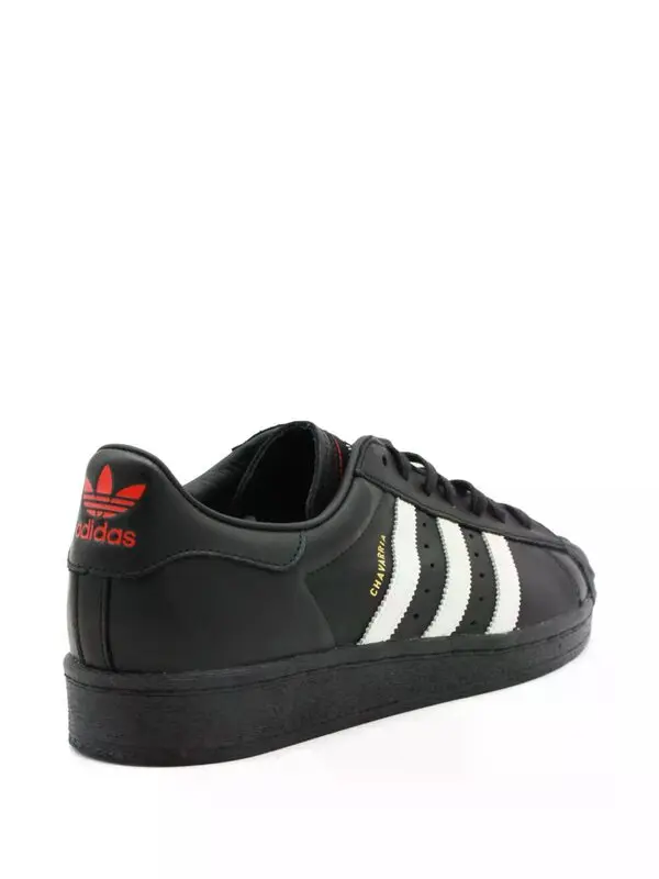 Adidas X Willy Chavarria Superstar Sneakers With Rose Motif
