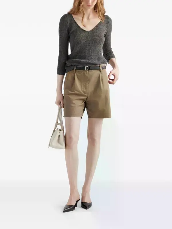 Prada Washed Chino Bermudas