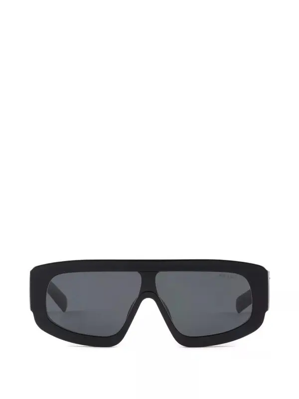 Prada Sunglasses With Triangle Logo - Black