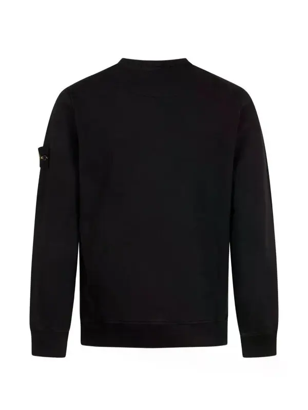 Stone Island Logo-badge Sweatshirt - Black