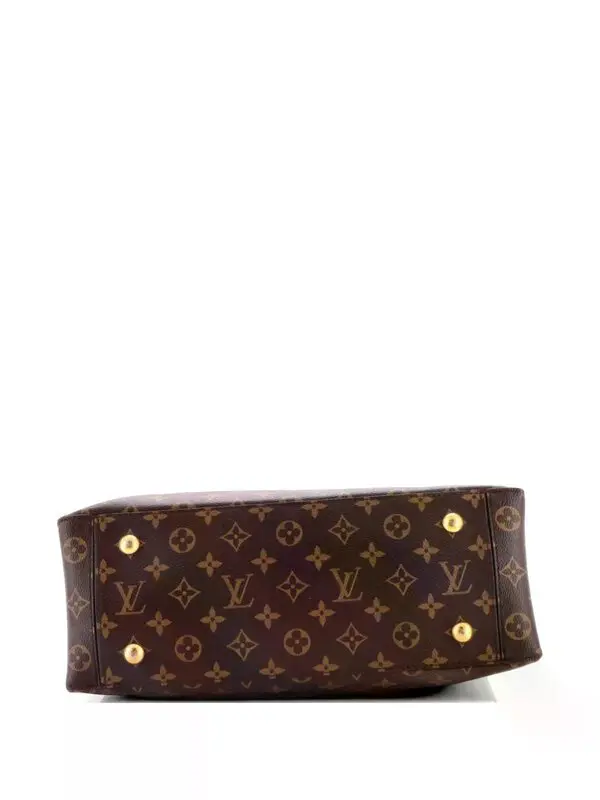LOUIS VUITTON Flower Monogram Tote Bag - Brown