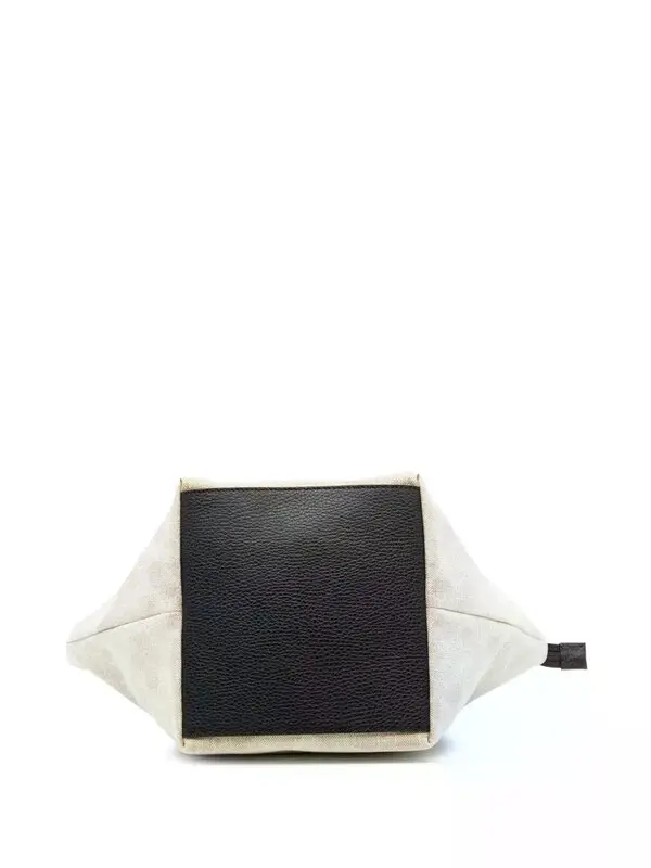 Gucci Gg Canvas Web Tote Bag - Brown