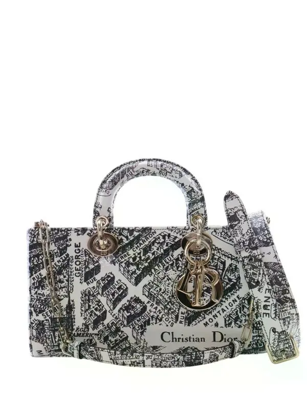 Dior 2010-2026 Medium Lady D-joy Satchel - Black
