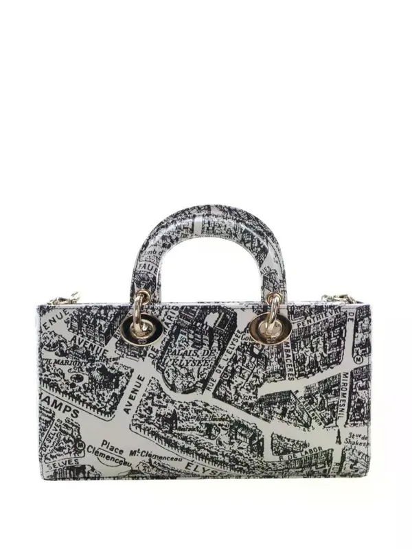 Dior 2010-2026 Medium Lady D-joy Satchel - Black