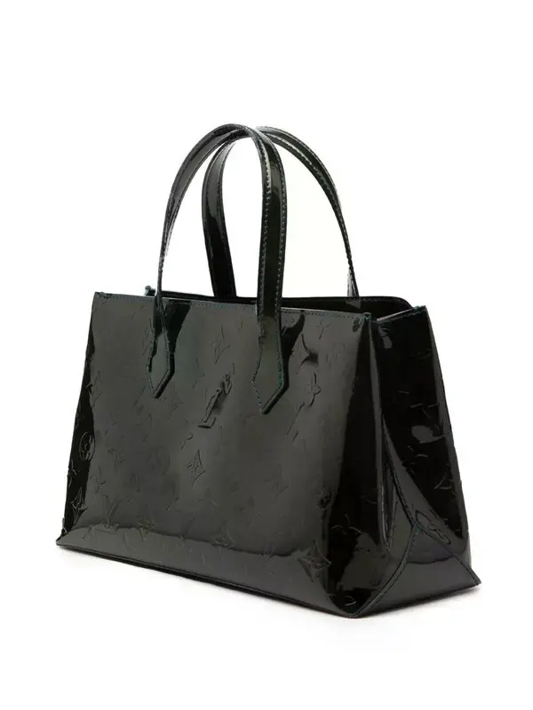 LOUIS VUITTON 2008-2015 Monogram Vernis Wilshire Pm Handbag - Blue